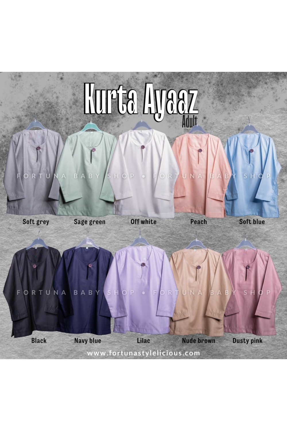 Kurta Ayaaz Adults - Peach